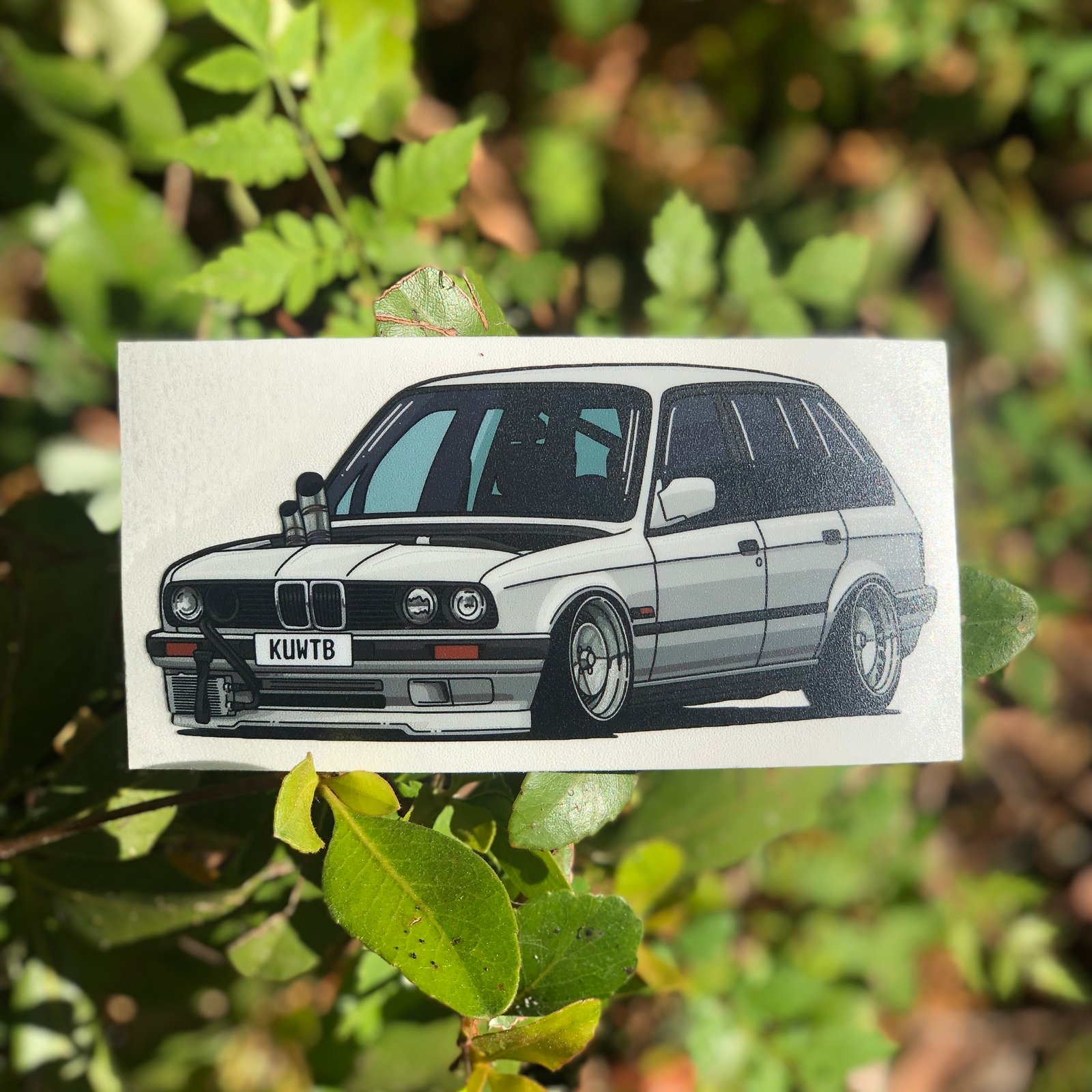 Keeping Up With The Bavarians — KUWTB Kustoms E30 Touring Decal Sticker