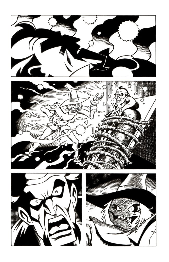 Bootleg Batman Adventures 2: pg. 10 original art | Nick Justus Art