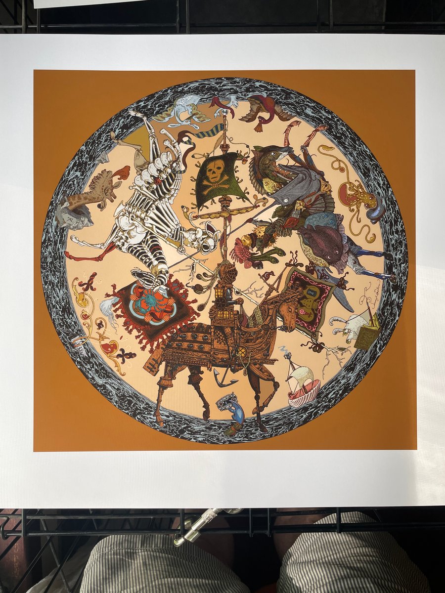 the Art of Jeremy Bastian — The Three Riders print