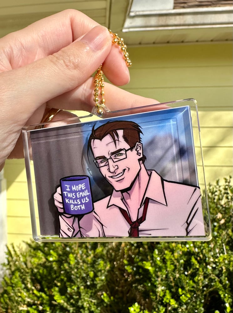 I hope this Email Kills us Both 3” Keychain | Twilight Palms