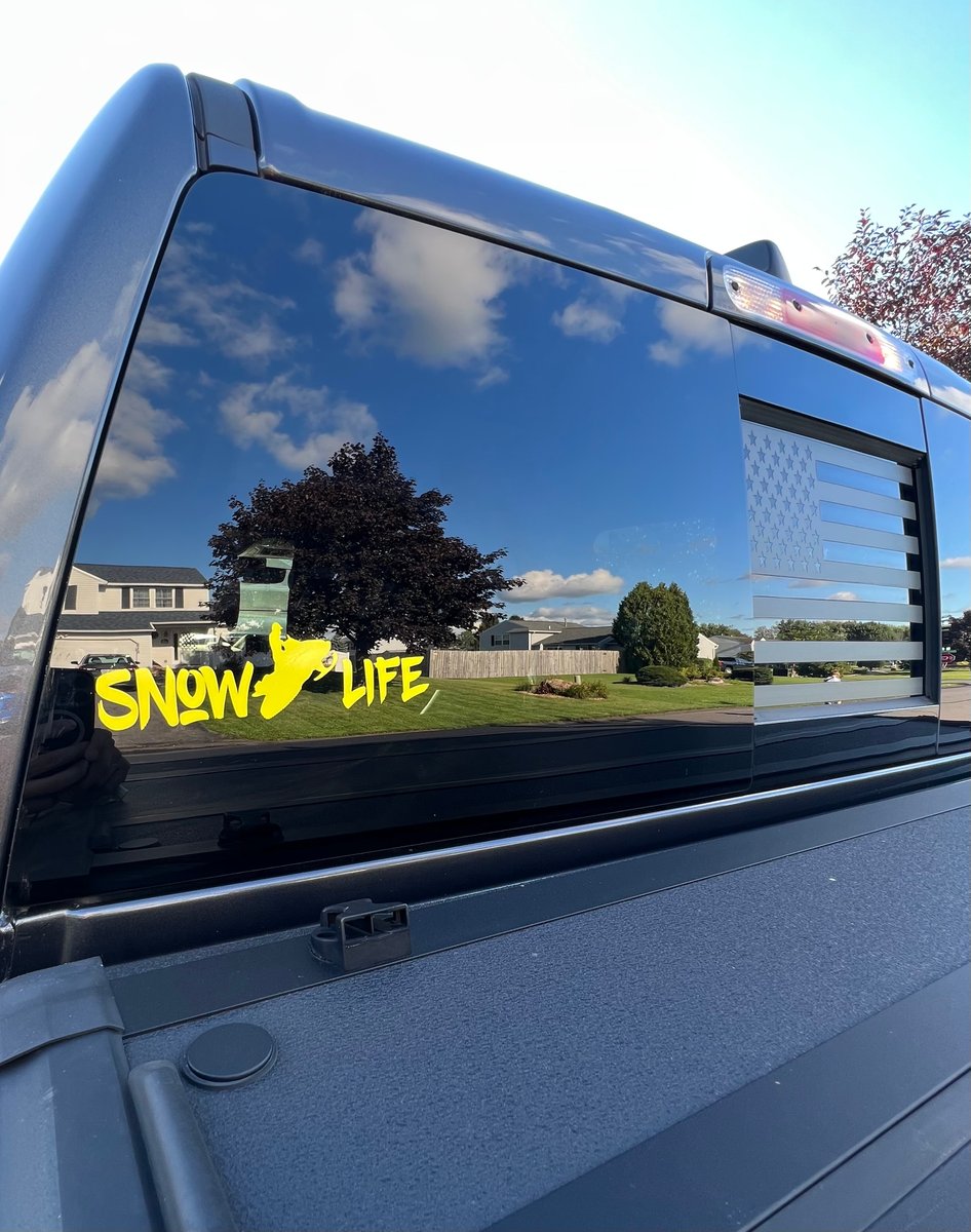 Snow Life Male Rider Decal | The Overlay Guy