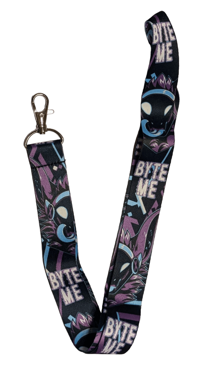 Byte Me Lanyard | CorgiBeans