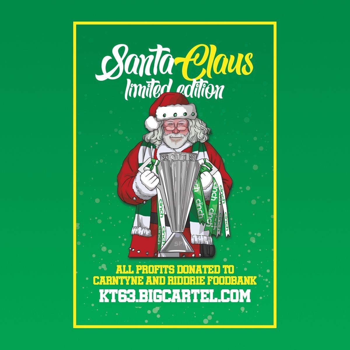 Santa Claus Christmas Fundraiser Badge | Celtic Pin Badges