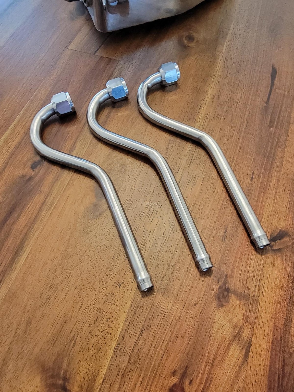 Low Profile Oil Lines - +2" Extended Length | Scavenger Cycle Parts