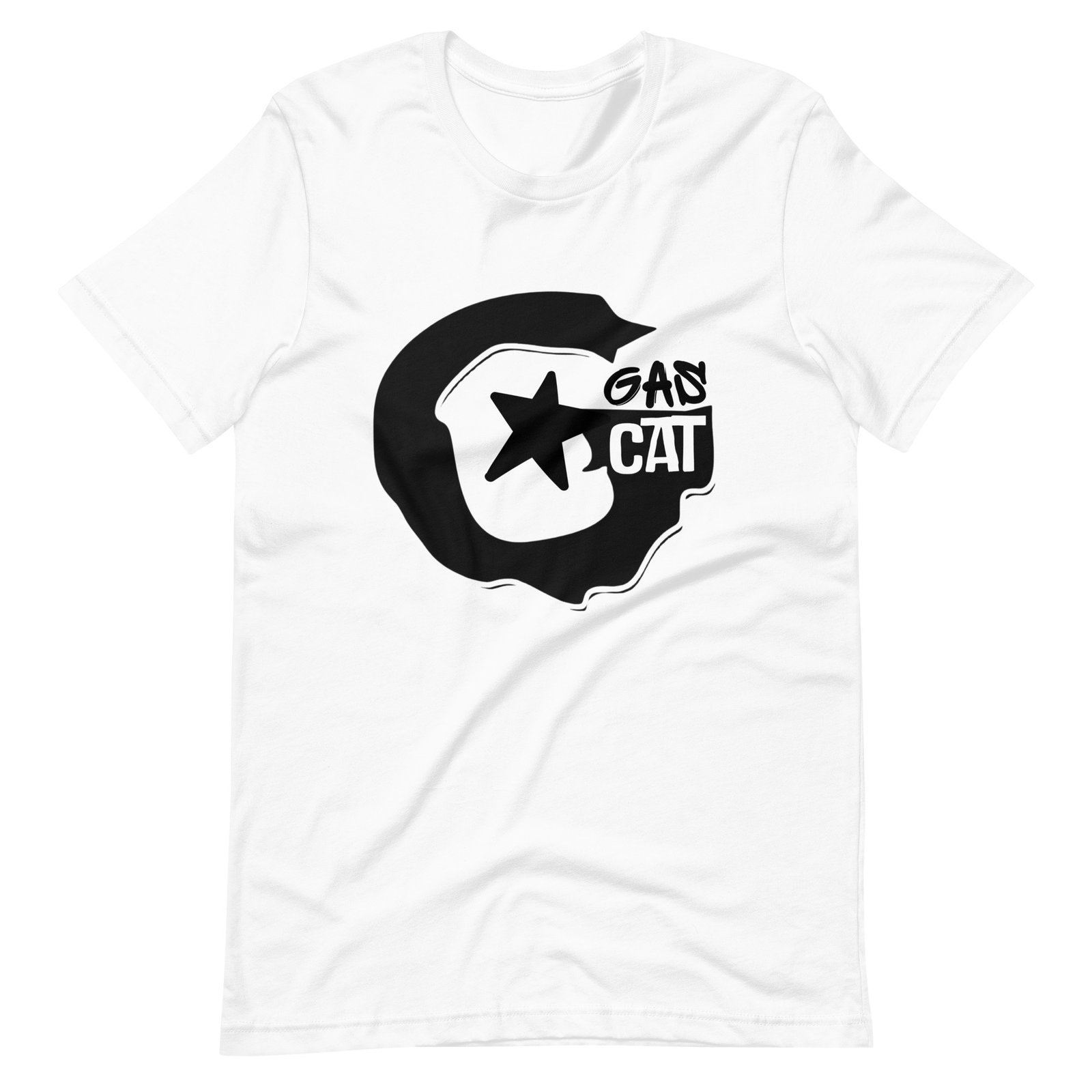 Gas Cat Logo t-shirt White | Gas Cat