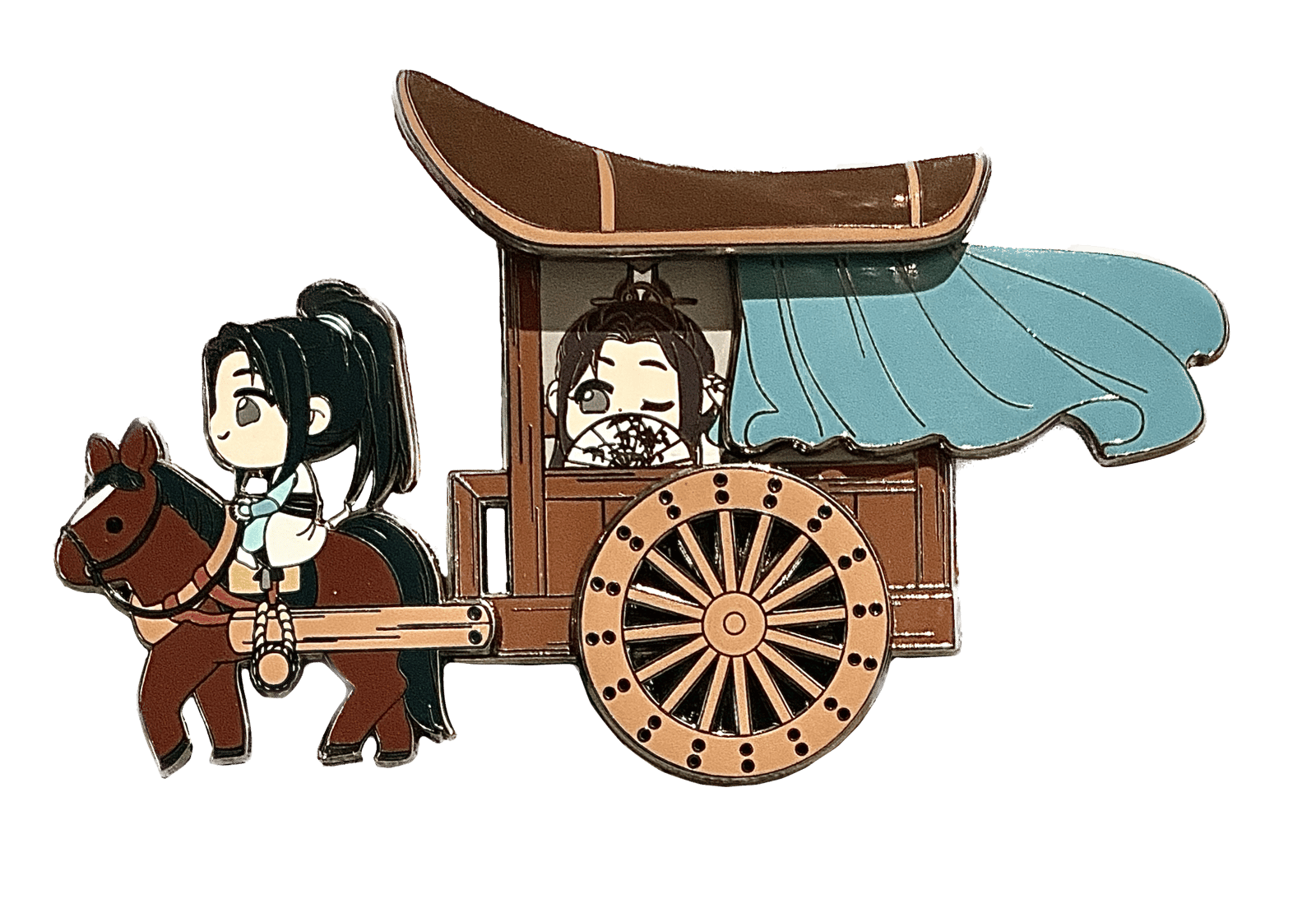 SVSSS Horse Carriage Enamel Pin [IN HANDS] | Torikii