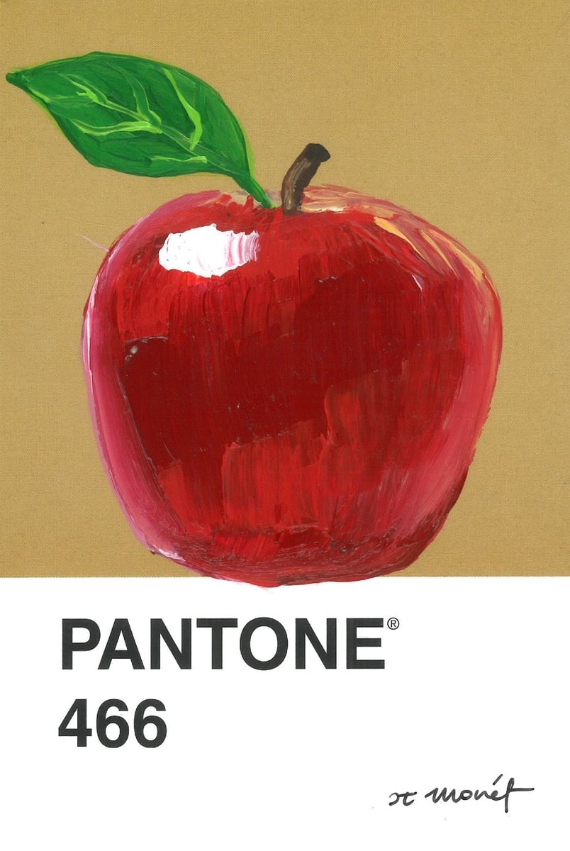 Apple Pantone | CJ MONET ART