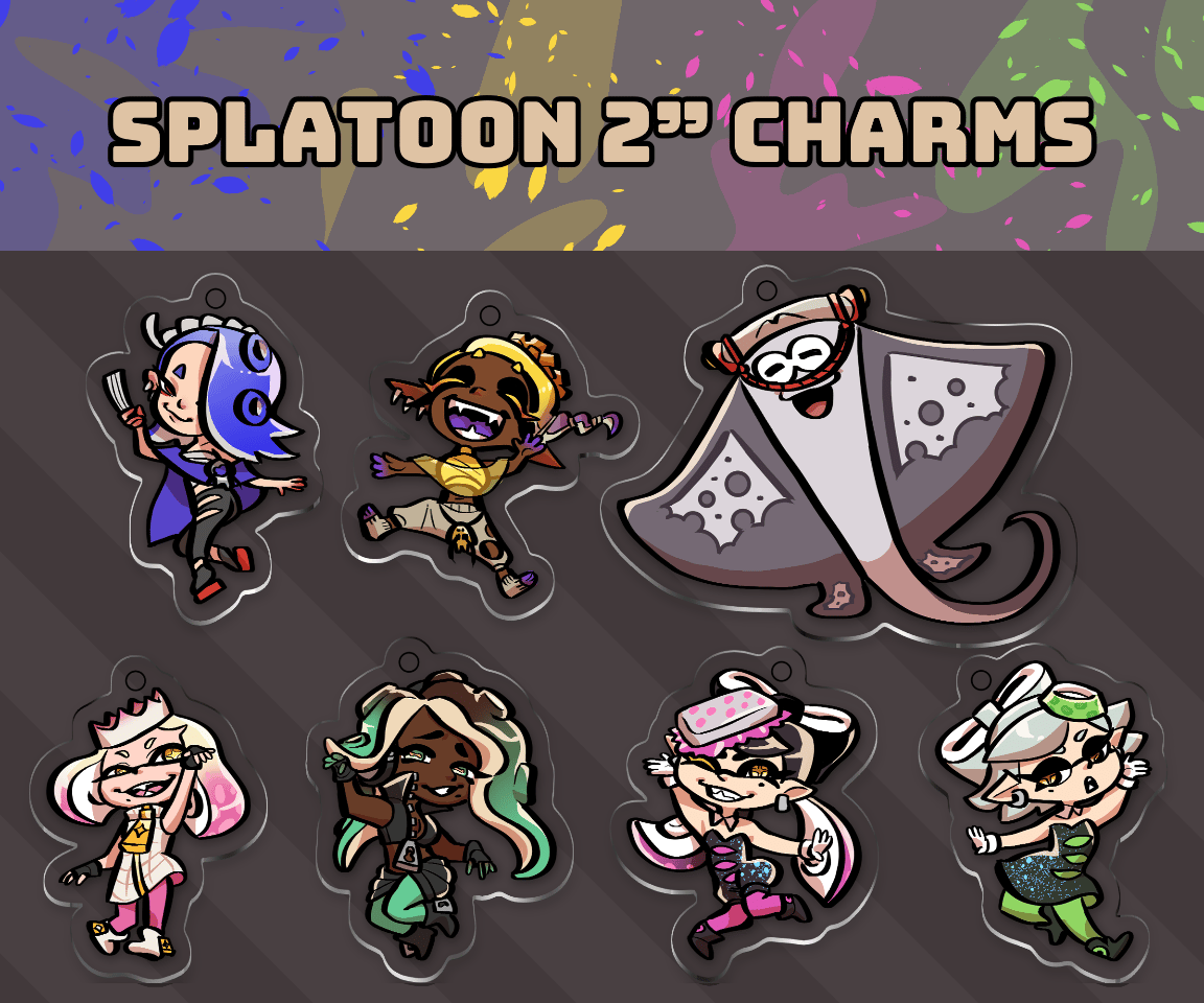 Splat 2" Charms | Hanna Schroy