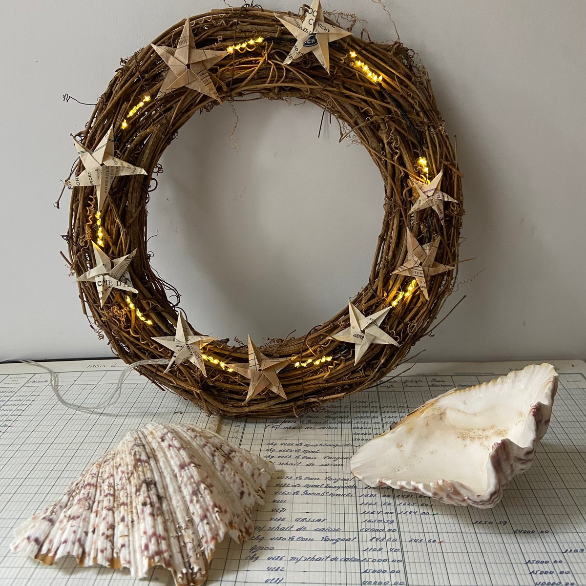 Petits coquillages « bénitier » anciens. | Le Grenier de Ninon