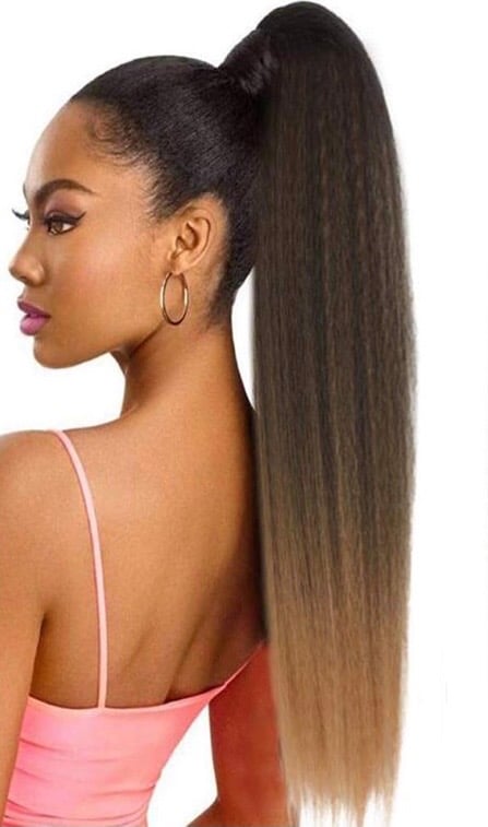 SYNTHETIC OMBRE DRAWSTRING PONYTAIL (MADE IN UK) | By Marilyn Store