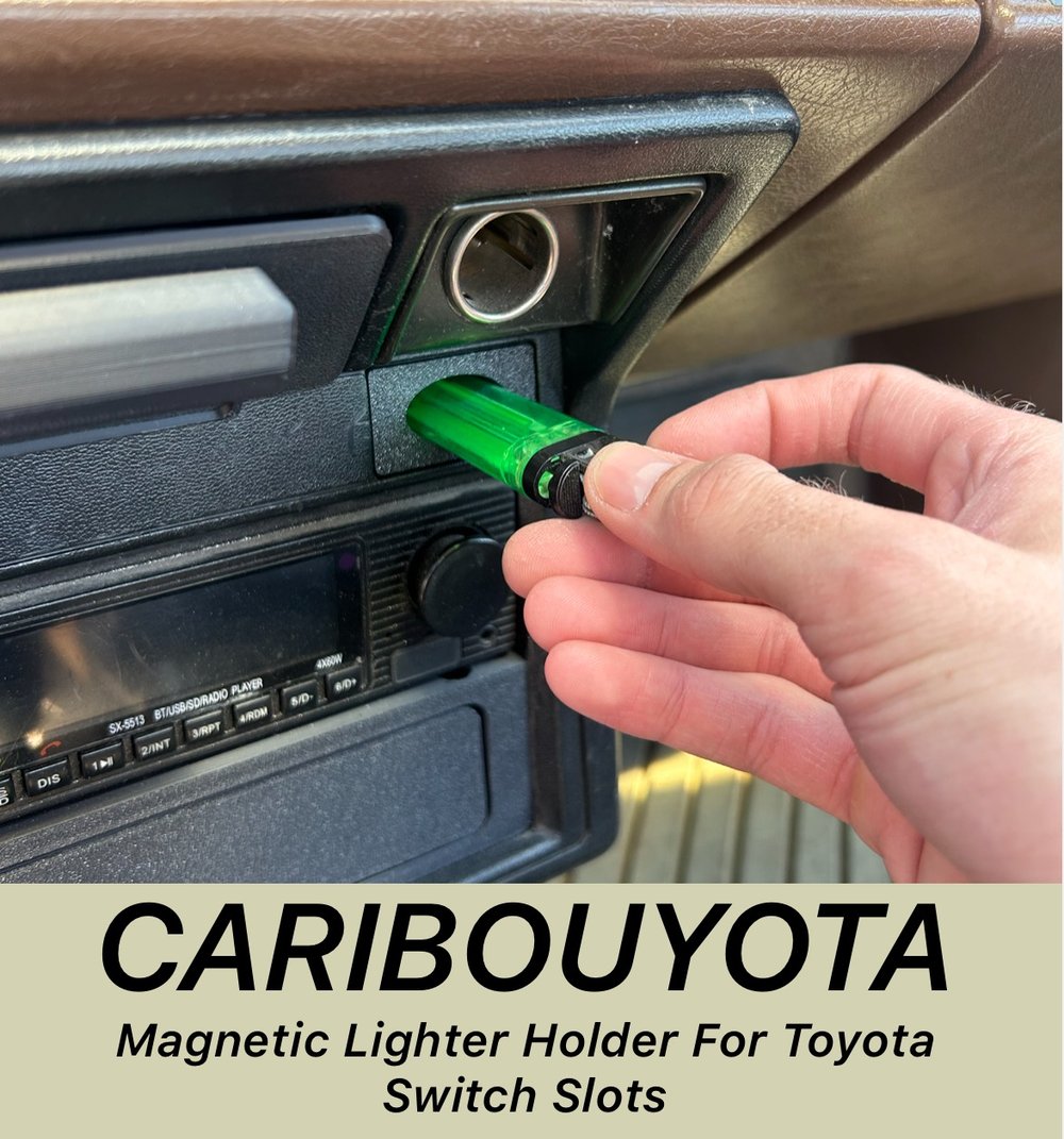 Toyota Pickup/4Runner Wireless Charging Radio Cubby | Caribou Cupholder