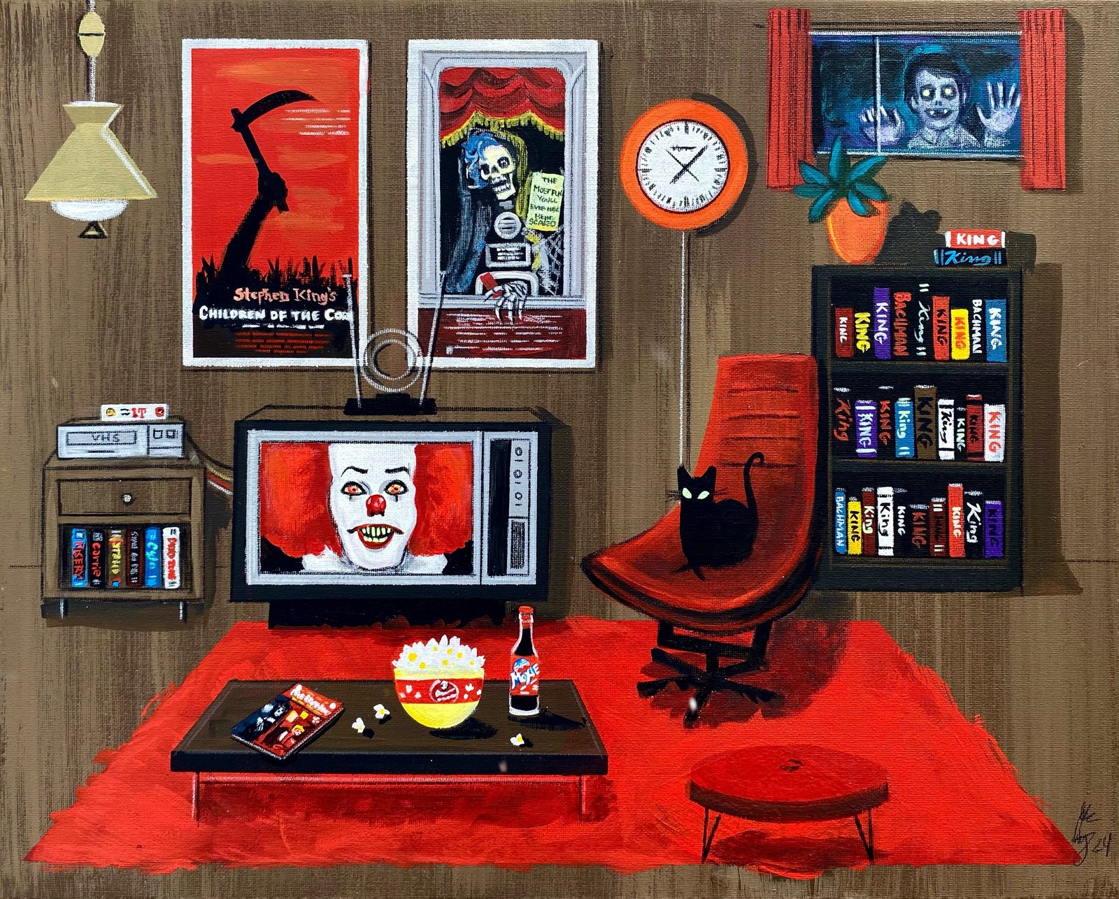 King of Horror- Special Edition 11x14 | El Gato Gomez