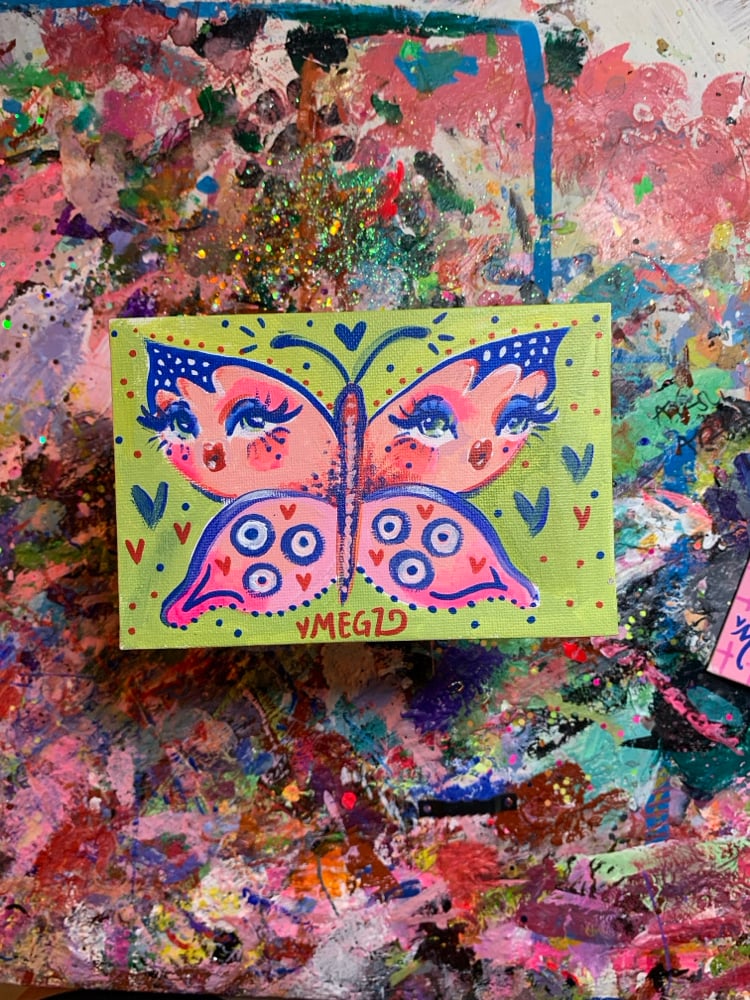 Gemini butterfly (original) | ART BY MEGZ