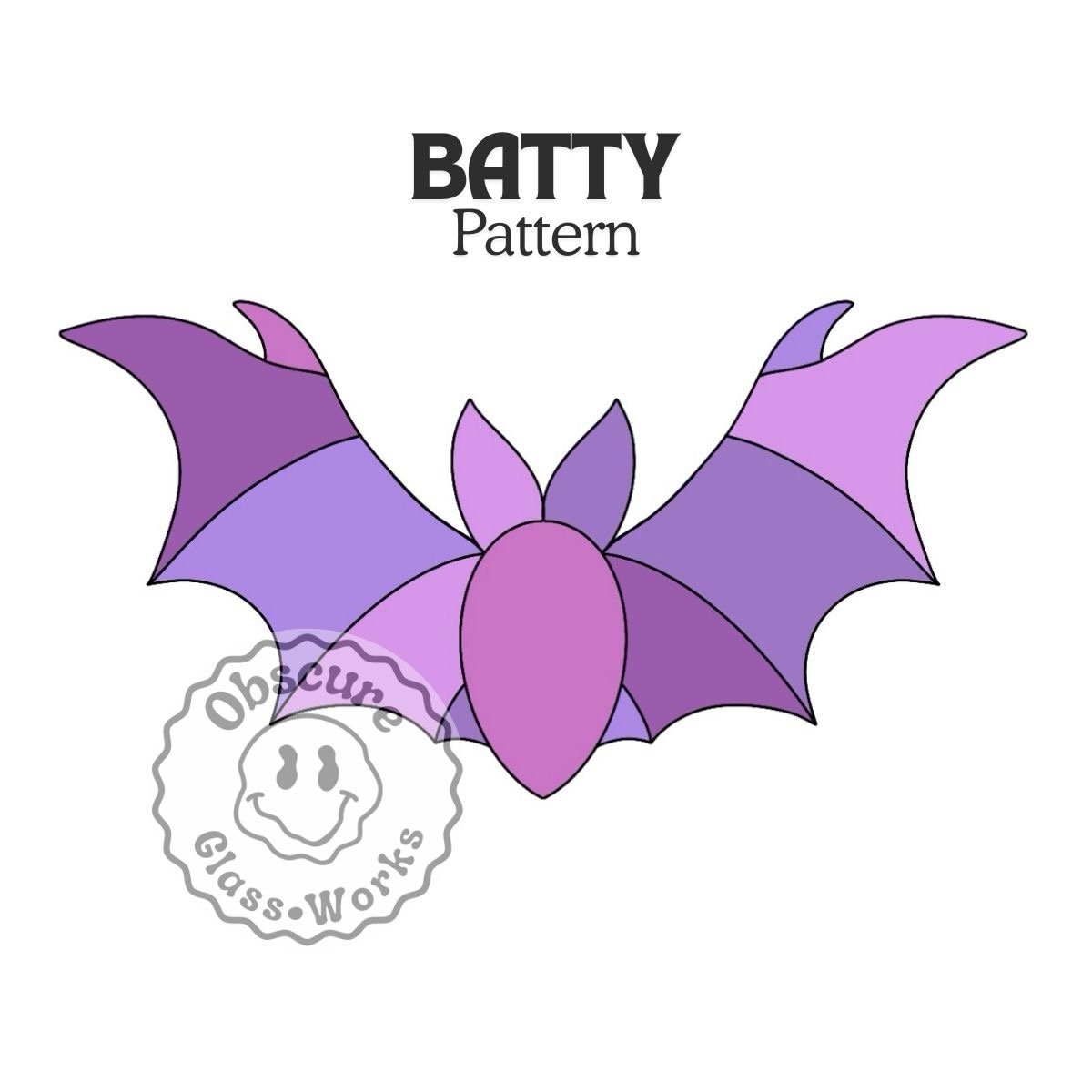 Batty (Digital Pattern Only) | Obscure Glass Works