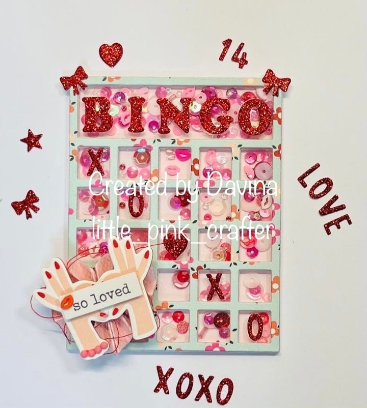 Valentine’s Day bingo card | My Crafting World Designs