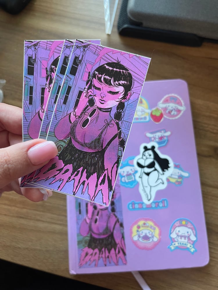 Drama - Vinyl Sticker | Mel Stringer