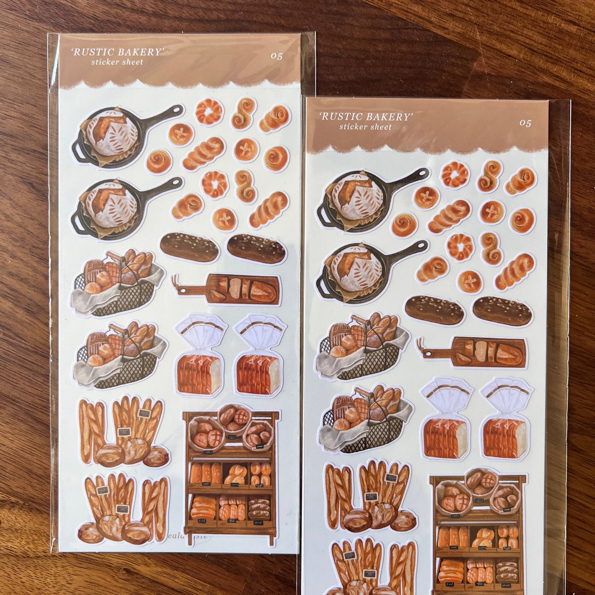 'Rustic Bakery' Sticker Sheet | etherealartiste