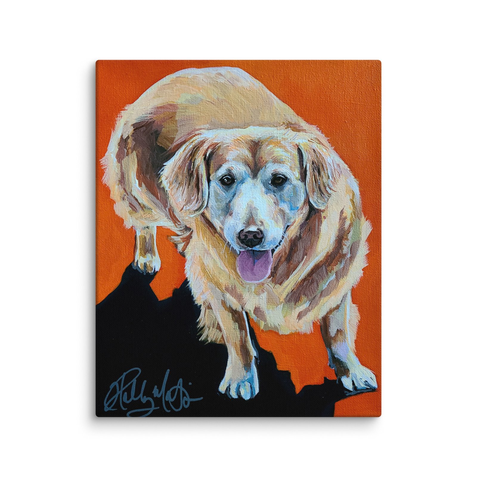 Old Lady Golden | HM Drawing and Painting