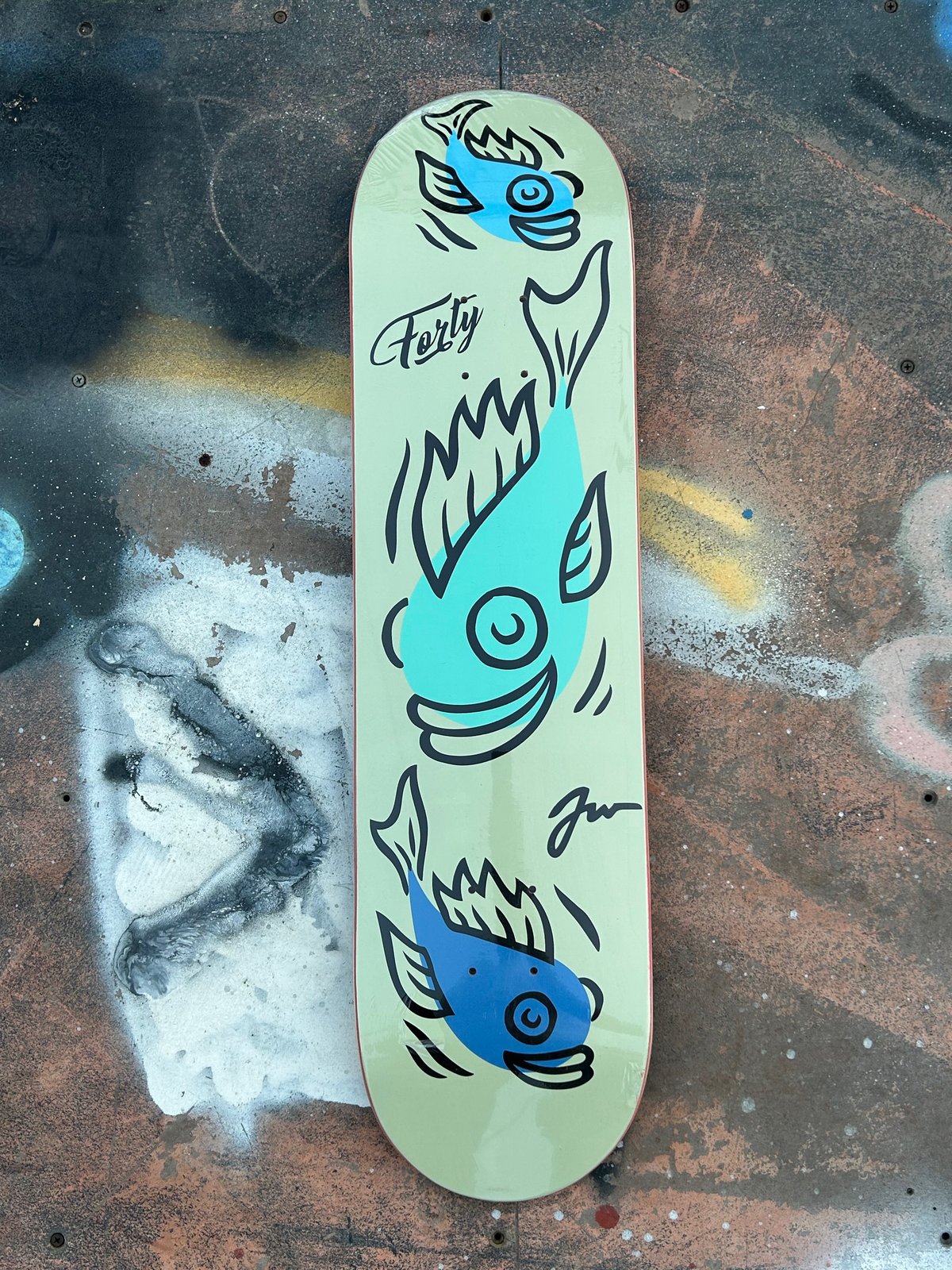 Jeremy Wray x Forty Drip Fish deck | Wraybros