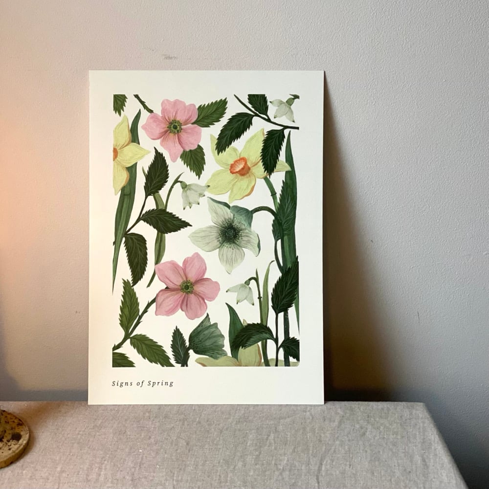 Signs of Spring Artwork Print | Elle morse