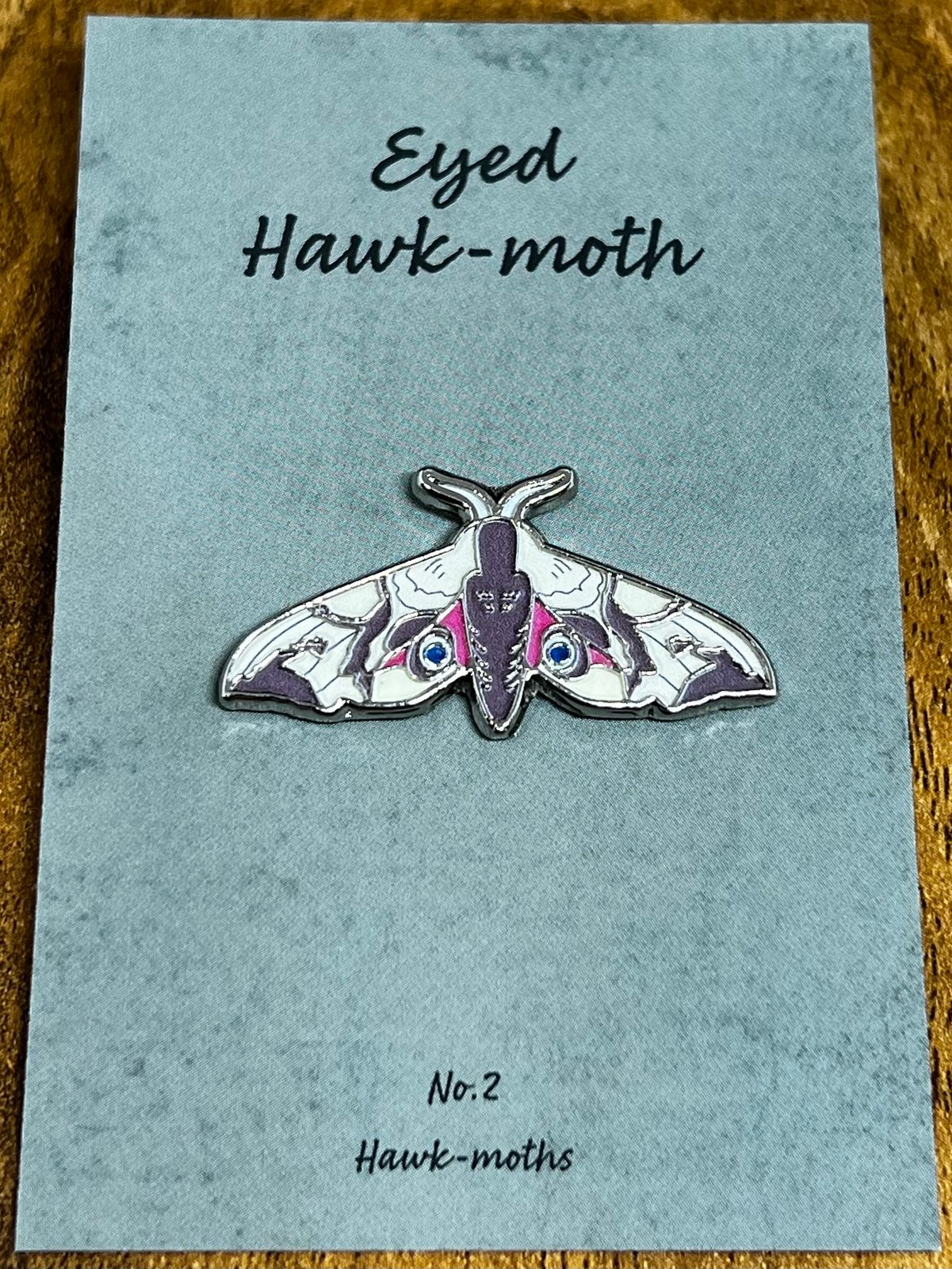 Eyed Hawk-moth - No.2 - Hawk-moth Series | UK Birding Pins