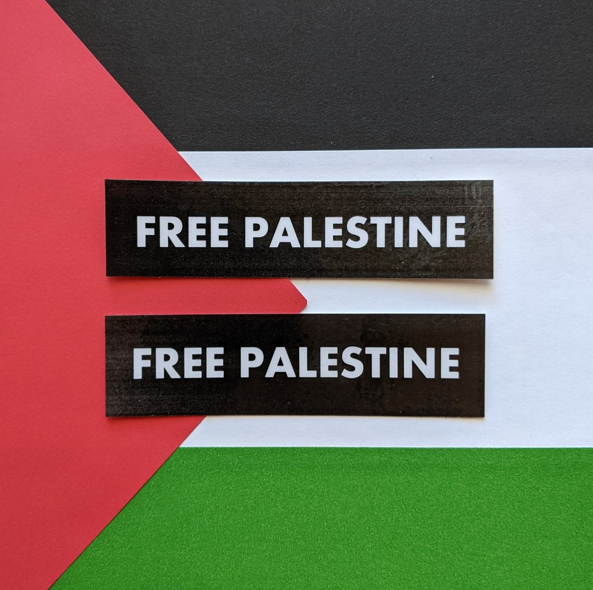 free palestine (sticker pair) | Better World Prints