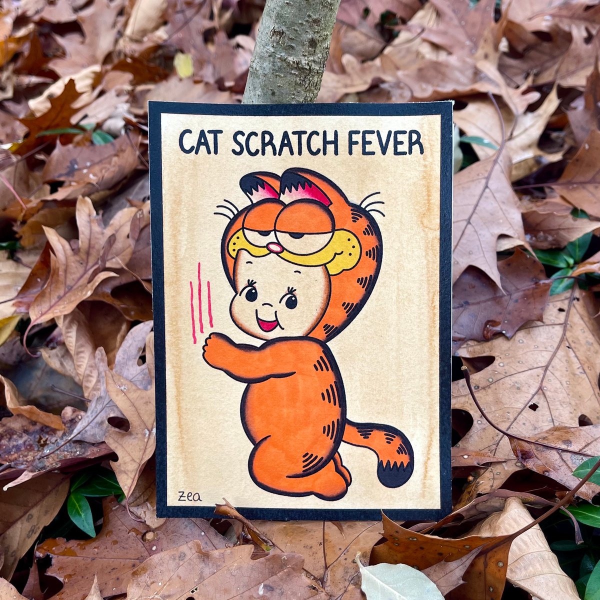“Cat Scratch Fever” Print | Art by Zea Jadyn
