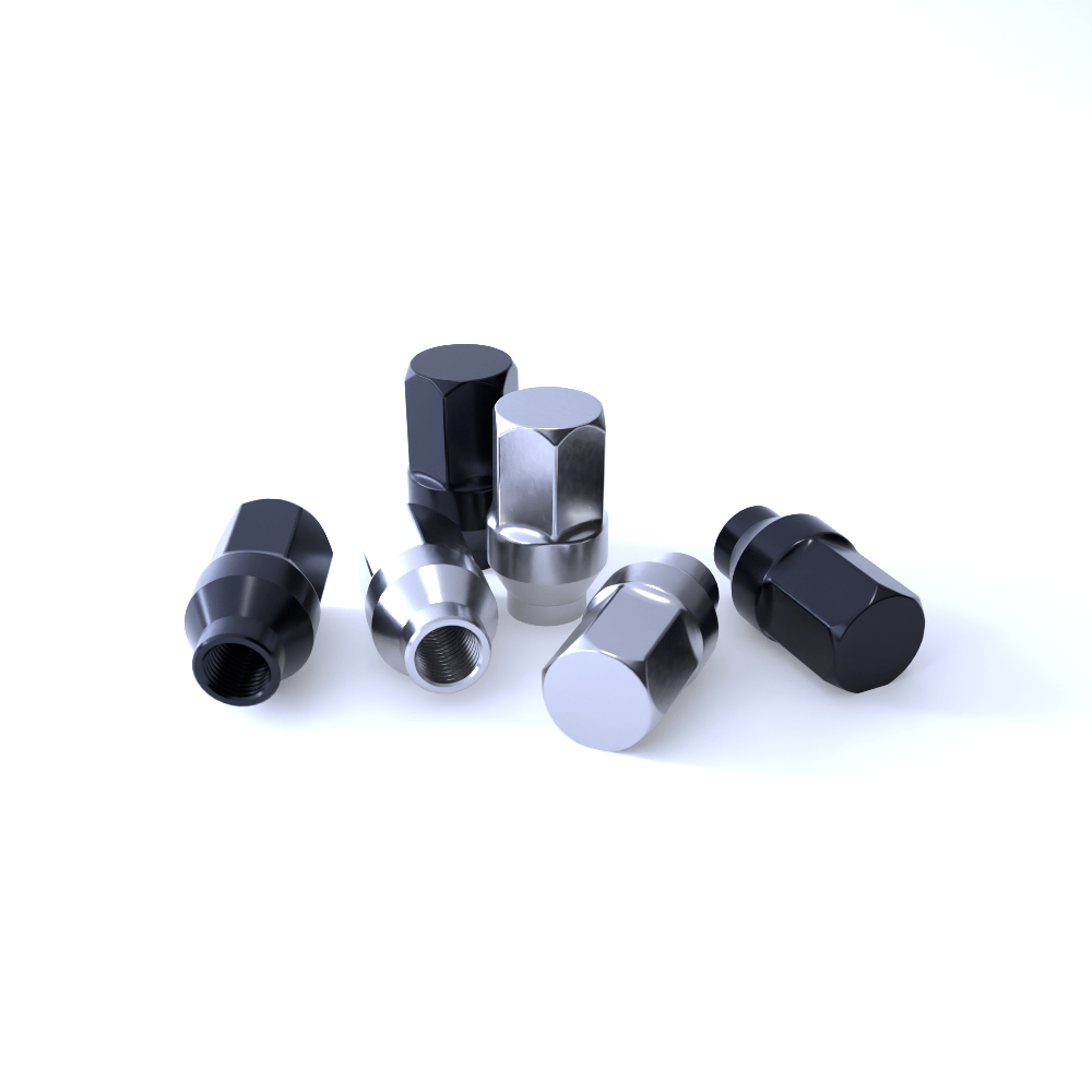 C8 Extended Thread Titanium Lug Nuts | foundry3