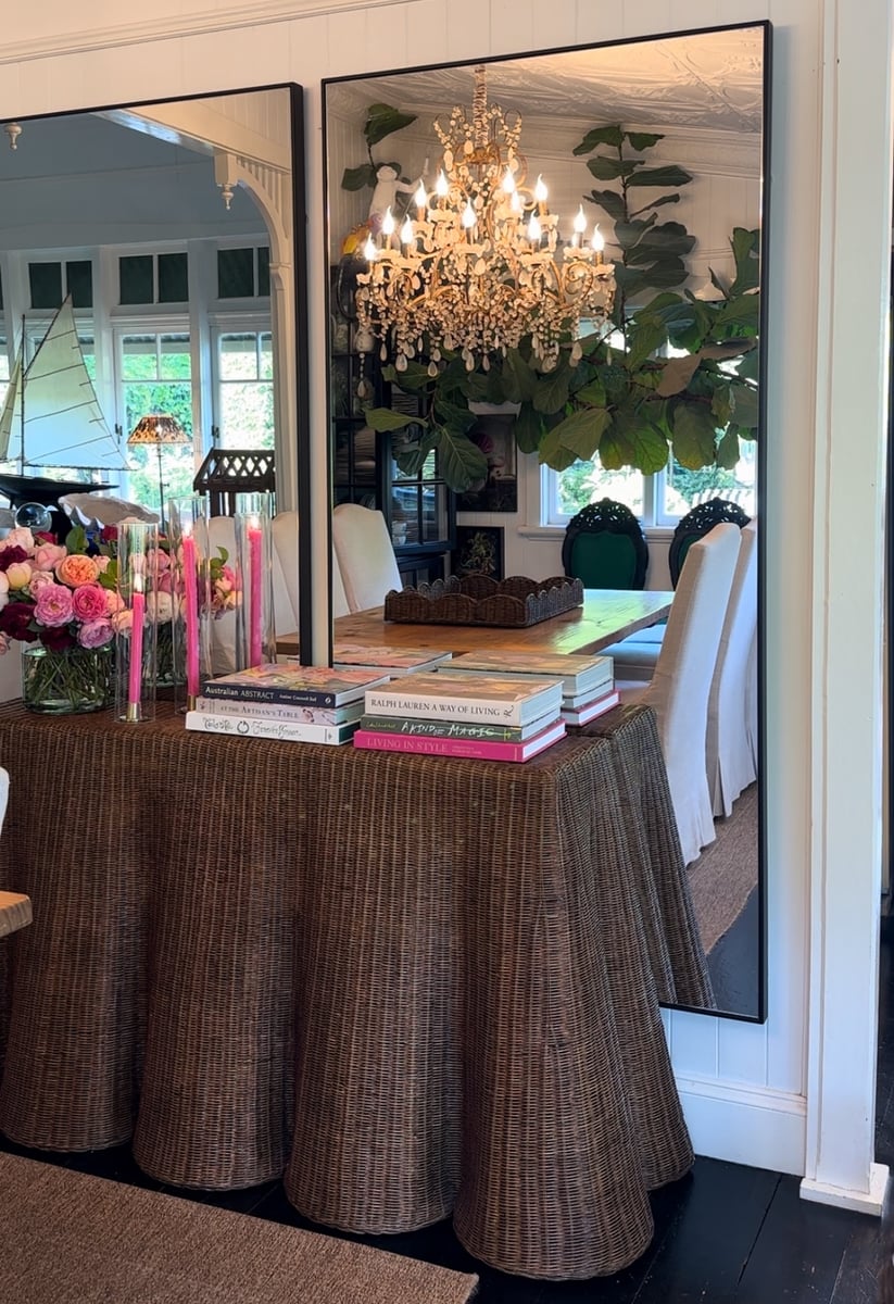 Skirted Console Table Large | Harolds Finishing Touches