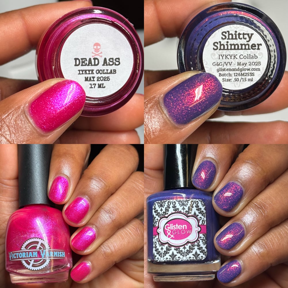 Glisten & Glow — Finish: UCC Flakes (color shifting)