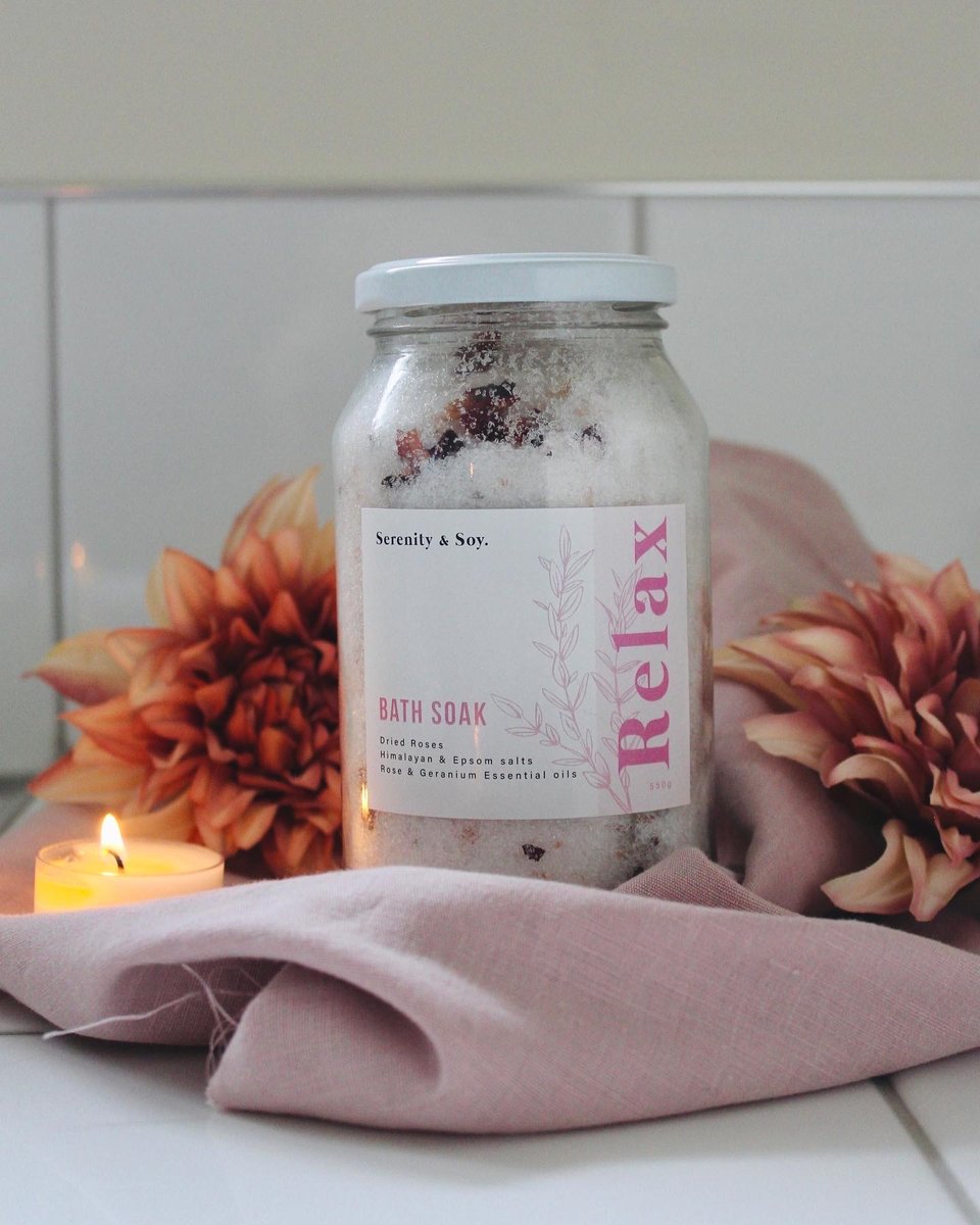 Relax bath soak | Serenity and Soy
