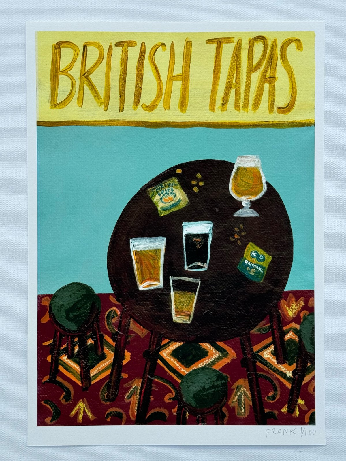 British Tapas limited edition print | Frankie Thorp