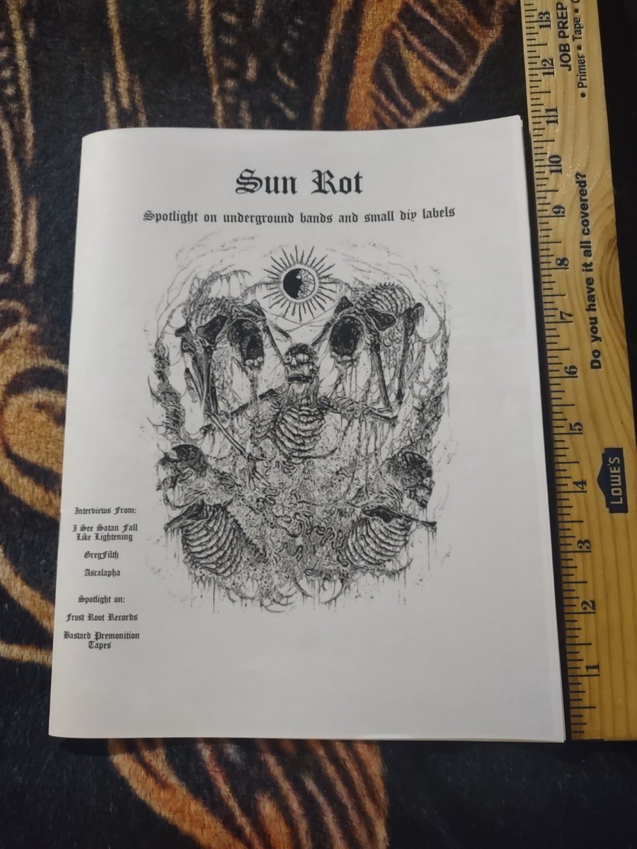 Sun Rot Zine FREE w/ purchase | Bastard Premonition Tapes