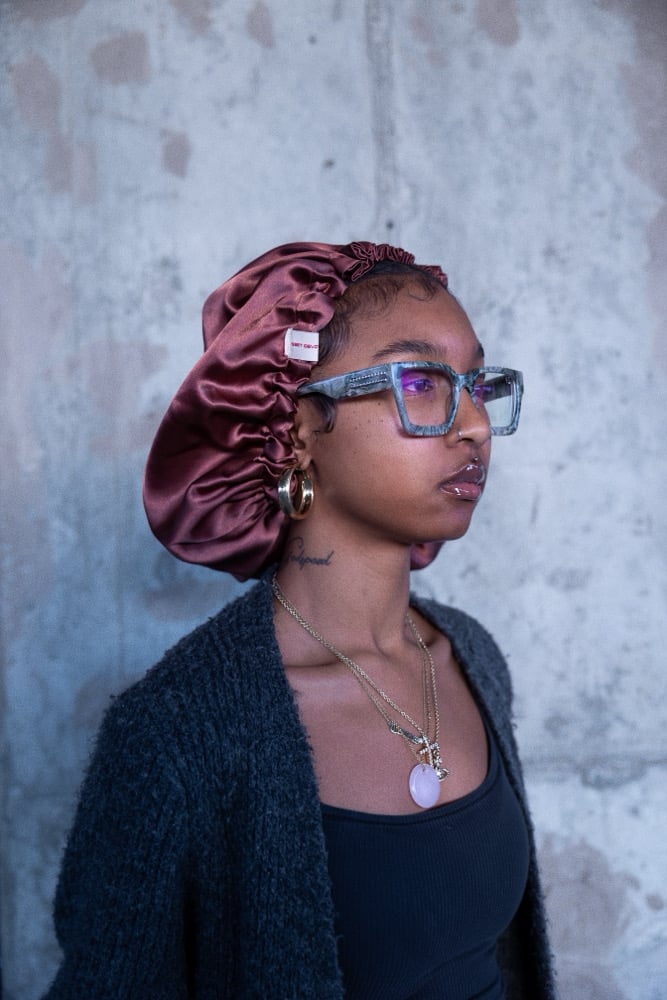 "DOLCE" LUXURY SATIN BONNET | ASSET DEVOTIONS LABEL