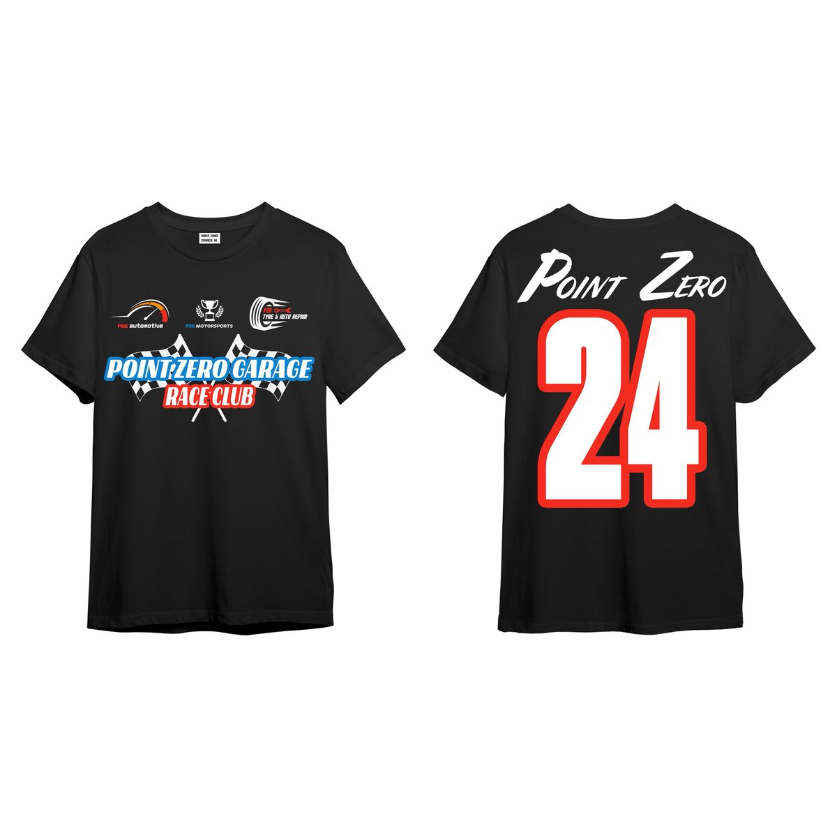 Point Zero Garage Race Club Tee | Point Zero Garage