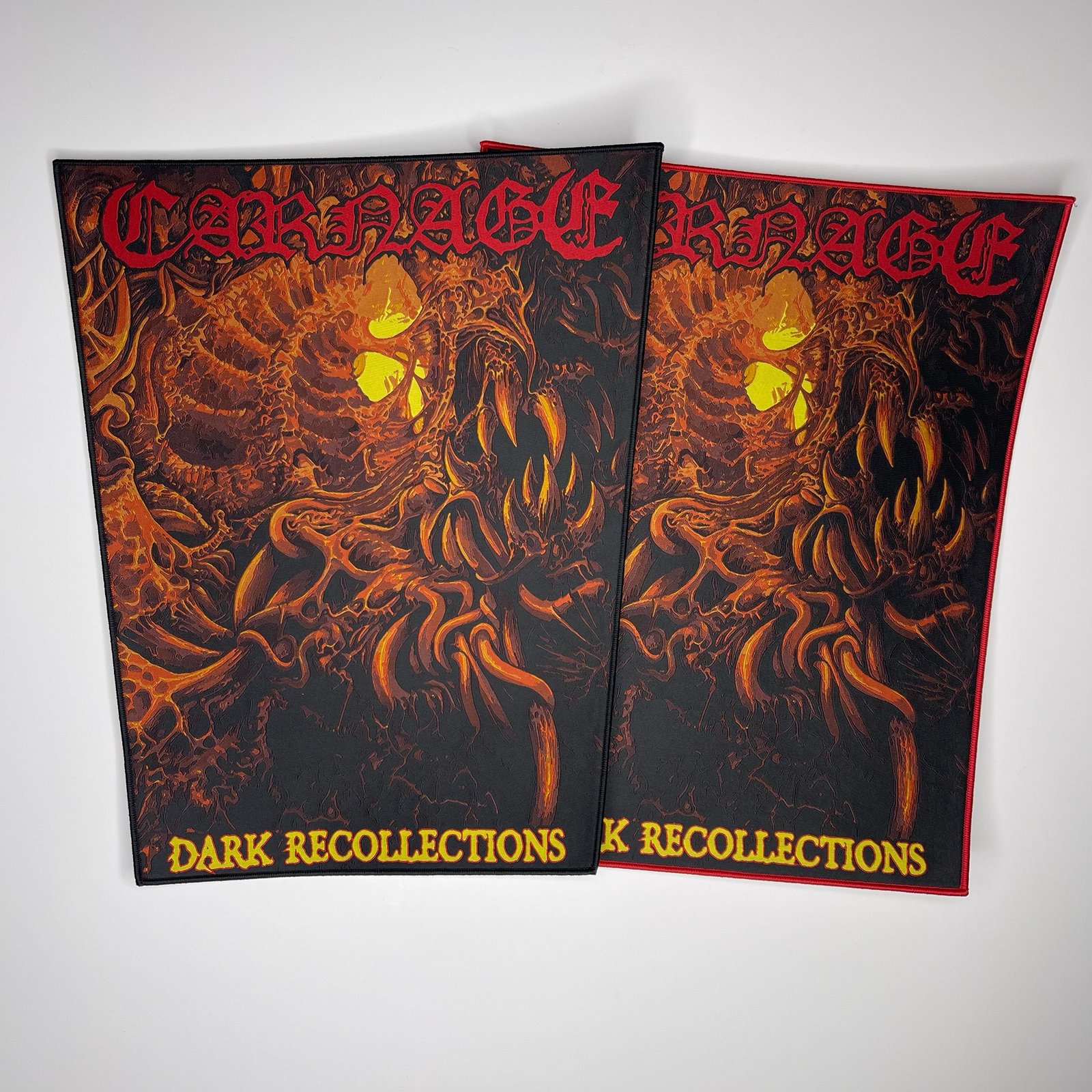 Carnage - Dark Recollections Woven Back Patch | Armed With Hammers Productions