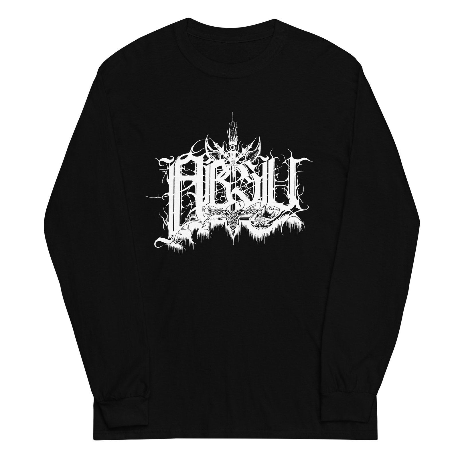ABSU - LOGO 1994 (WHITE PRINT) LONG SLEEVE | Black Montanas