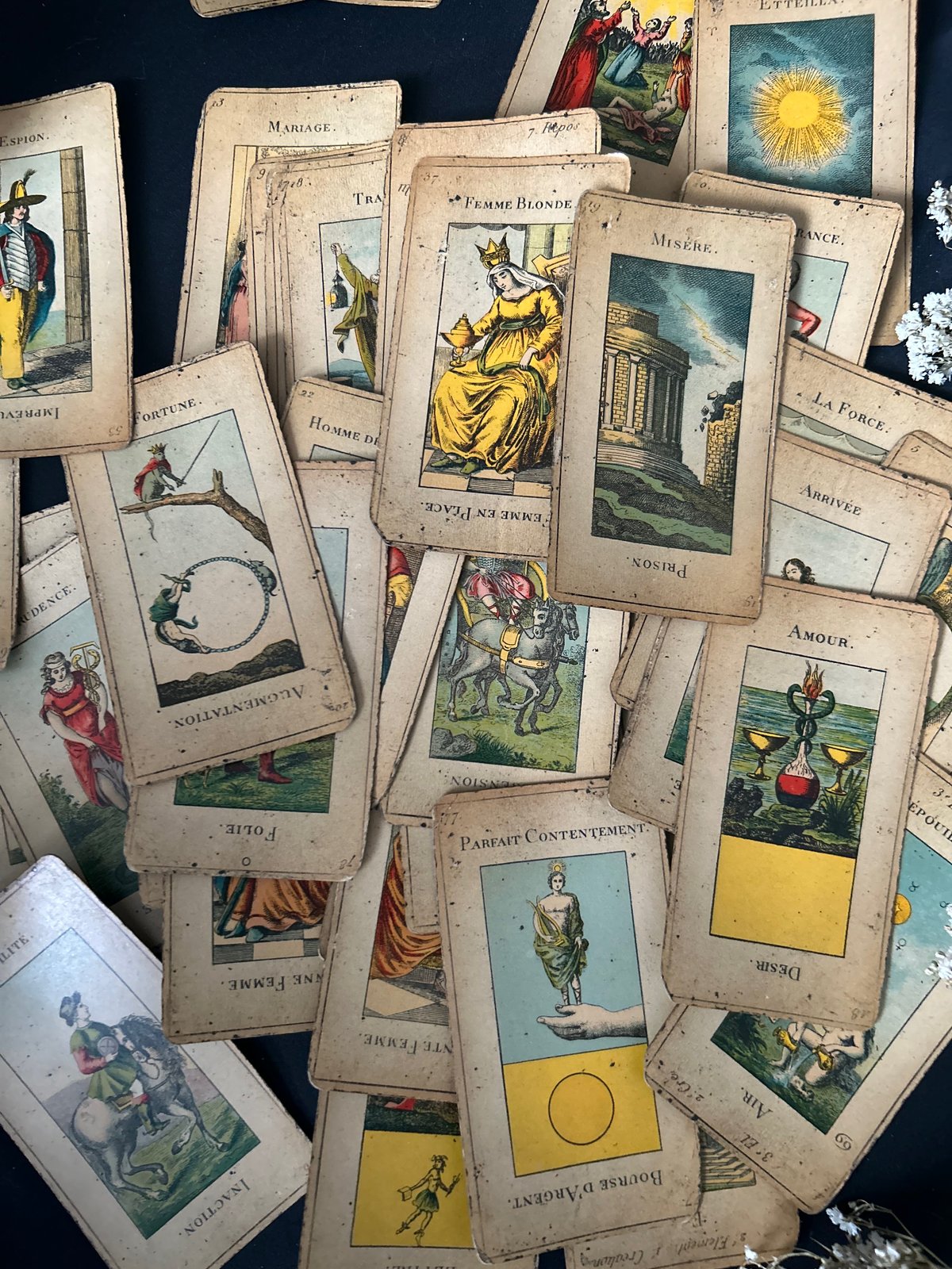 Grand Etteilla du XIXème siècle, première production de Grimaud | L’ Atelier du Loup Noir