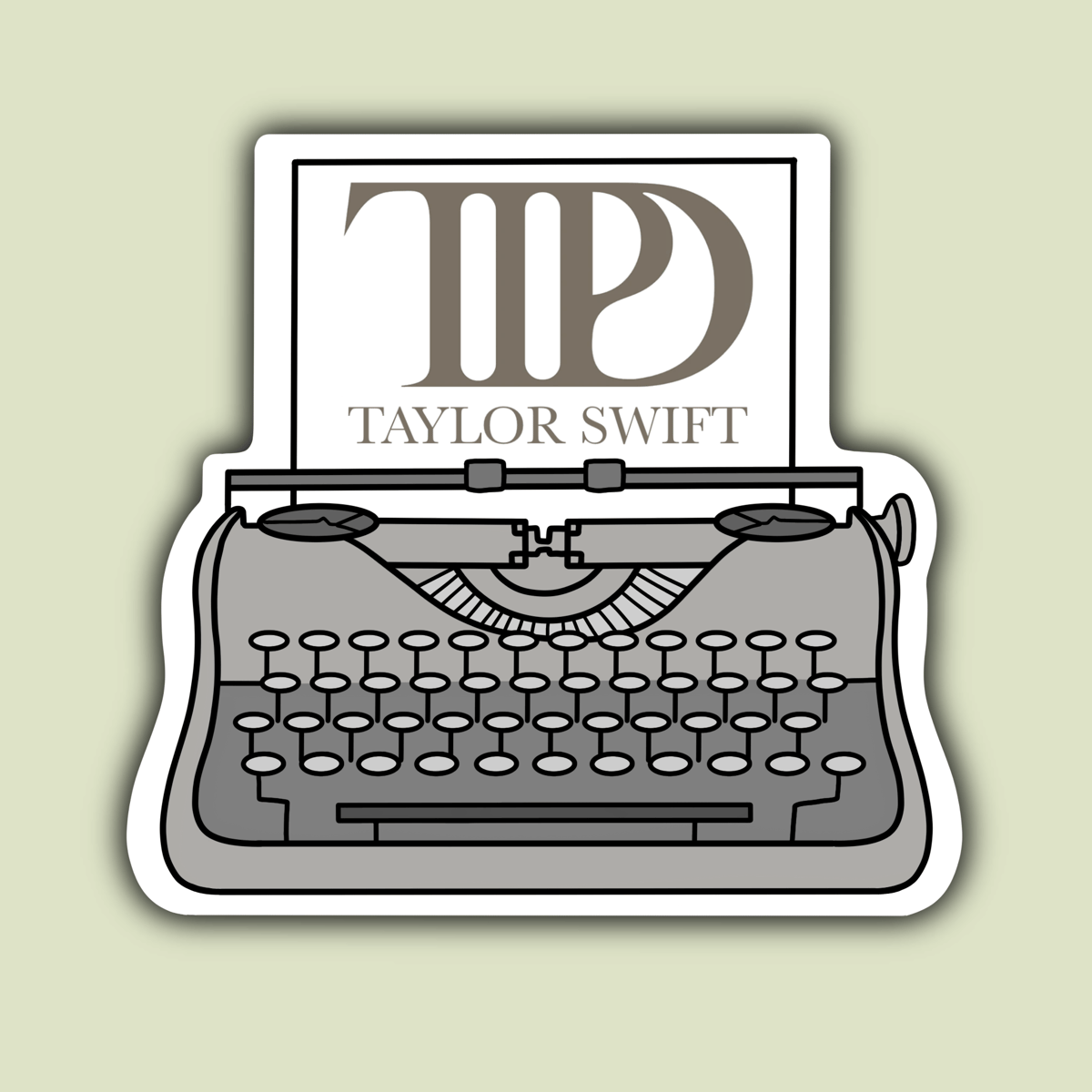 TTPD Vinyl Sticker | Dorkface