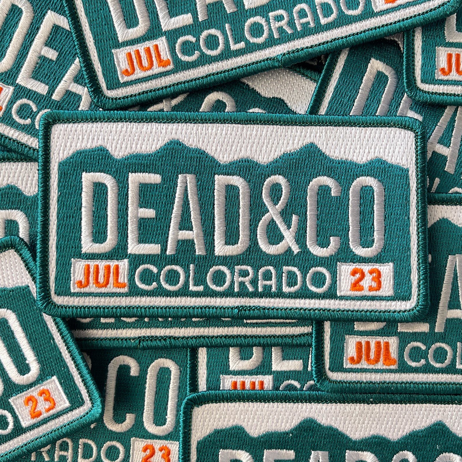 COLORADO LICENSE PLATE PATCH! - 2 X 4.5 INCHES | Dead Hats