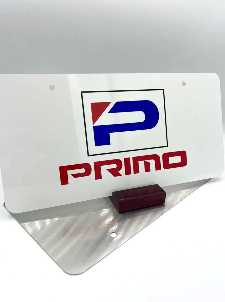Honda Primo License Plate | Kustom Thread Garage