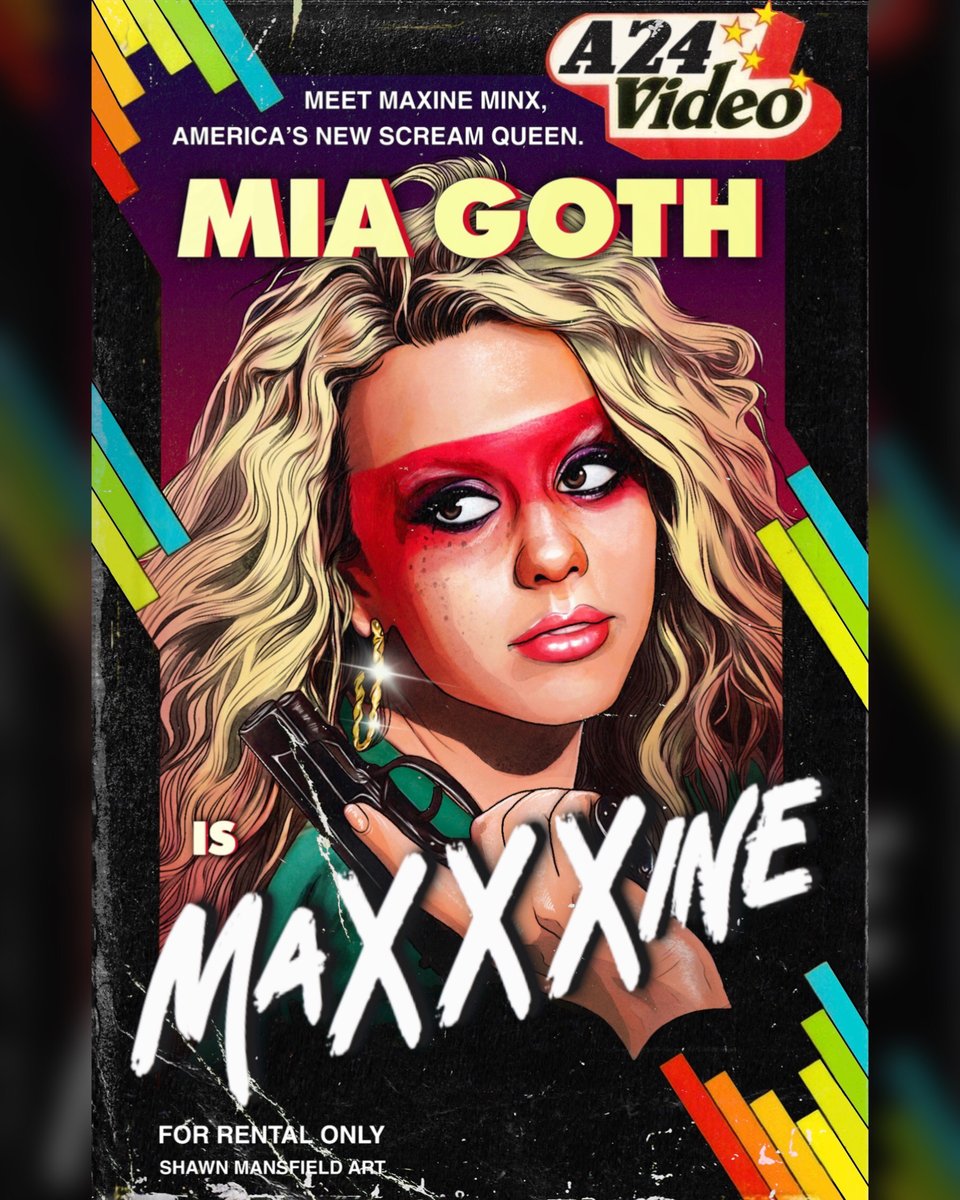 MAXXXINE VHS Poster | Shawn Mansfield Art
