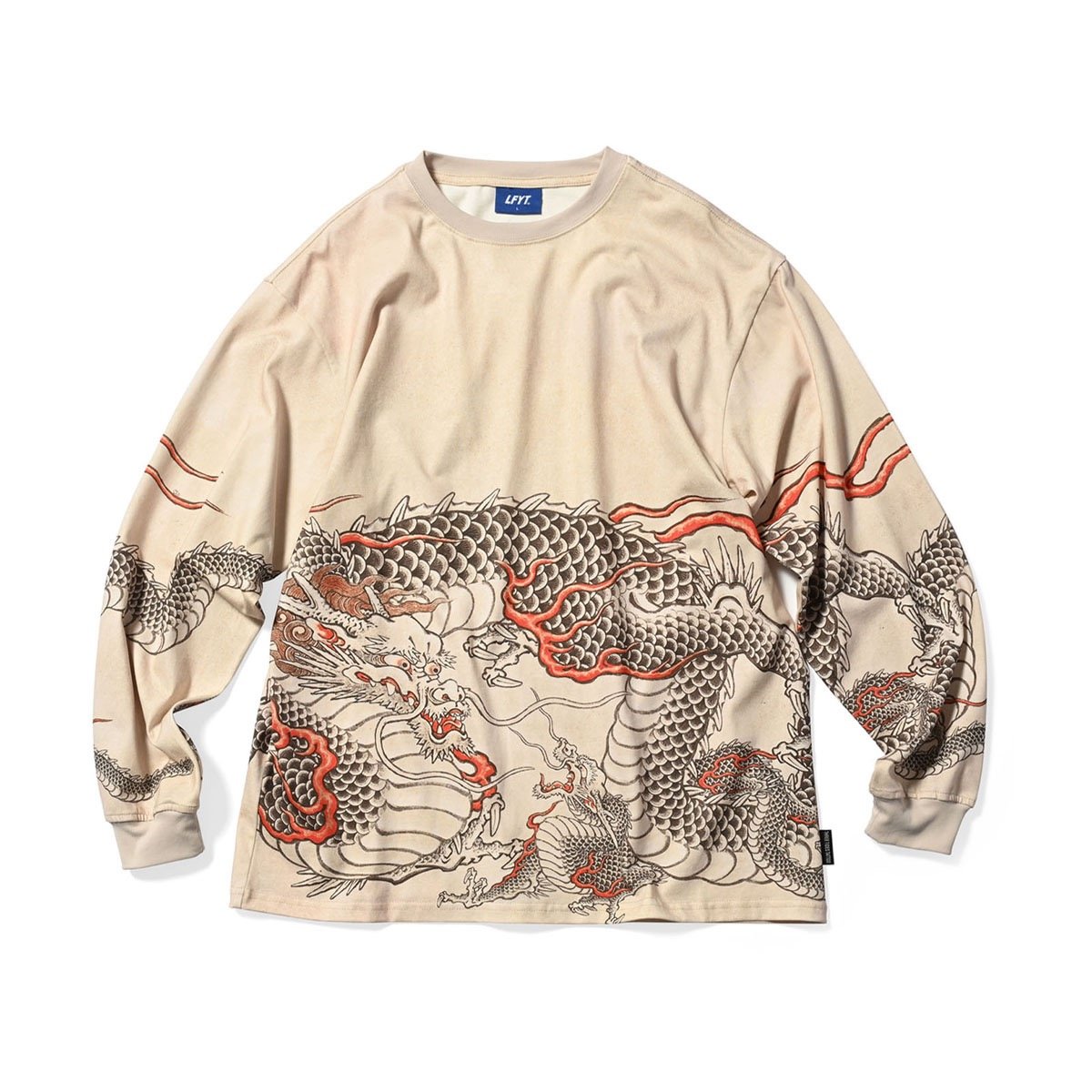 ICHIBAY DRAGON LONGSLEEVE T 3TxLFYT | THREETIDESTATTOO