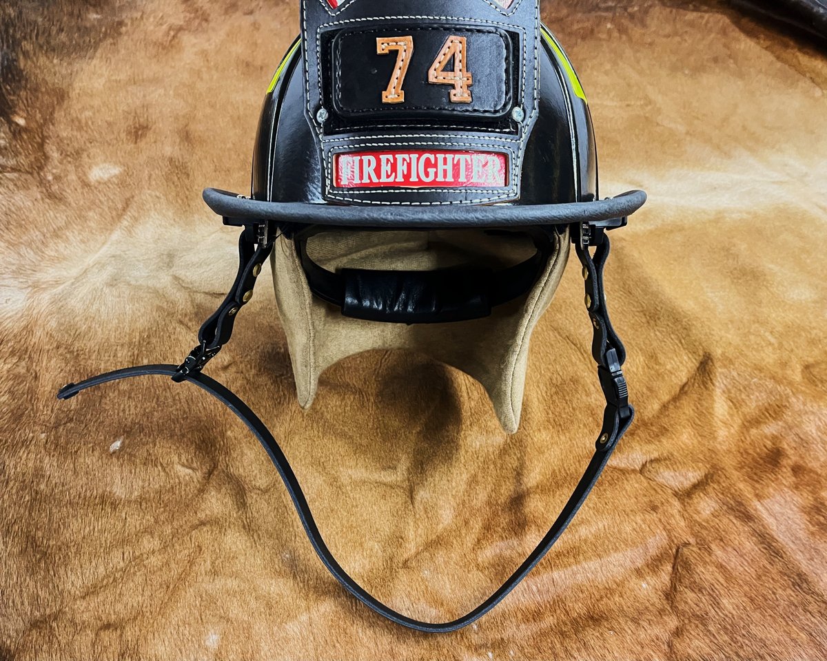Firefighter Leather Helmet