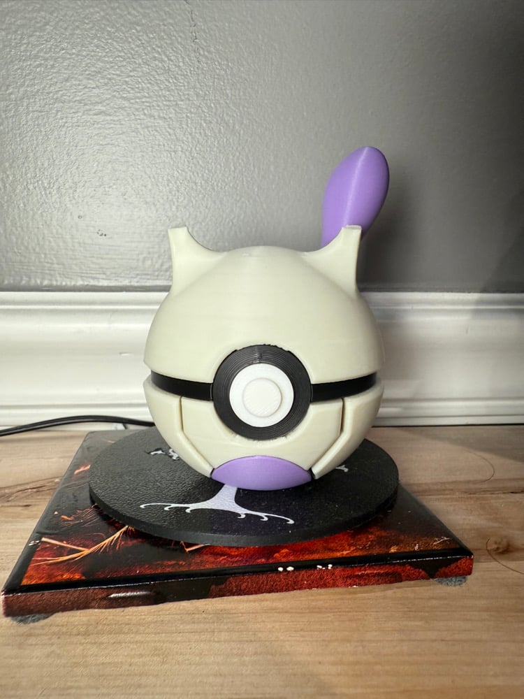 MewTwo Poke Ball | GrizzLee Works