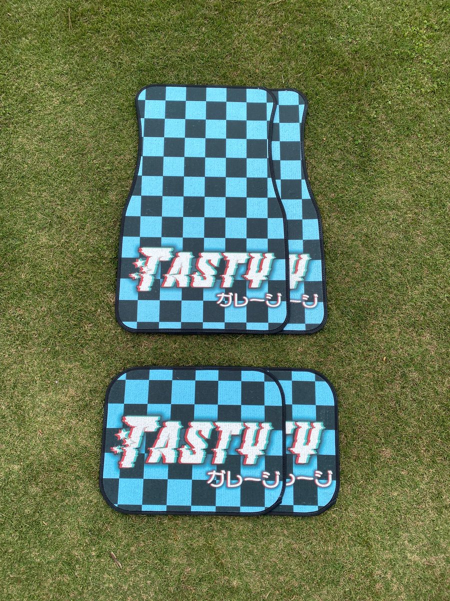 Floor Mats Blue | Tasty Garage