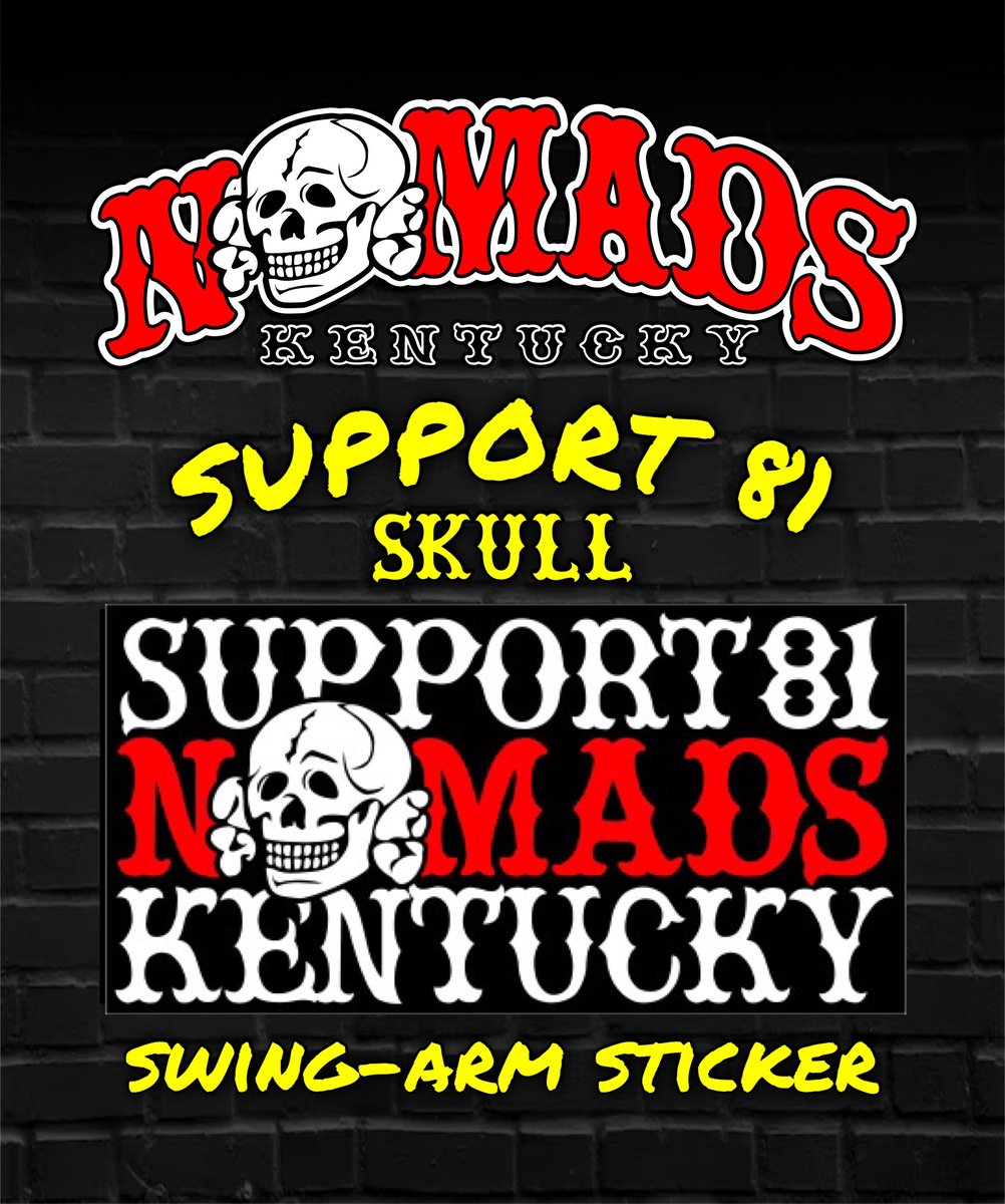 Support81 Sticker | HAMC Kentucky Nomads