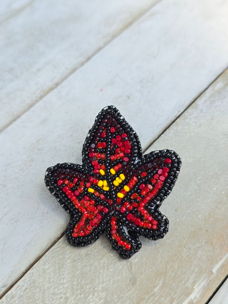 Maple leaf pin | indigenousinked