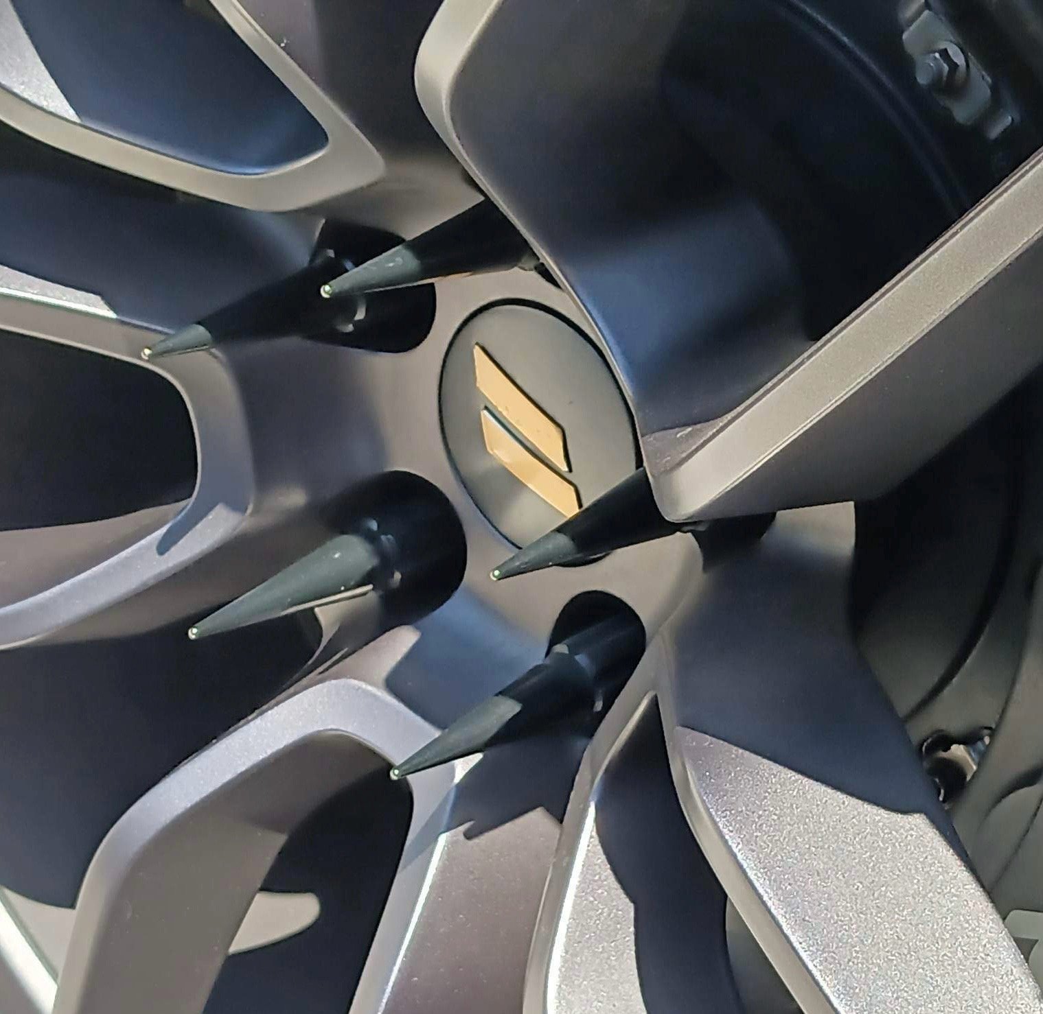 Dodge Wheel Center Cap Hash Stripe Decals | The Overlay Guy