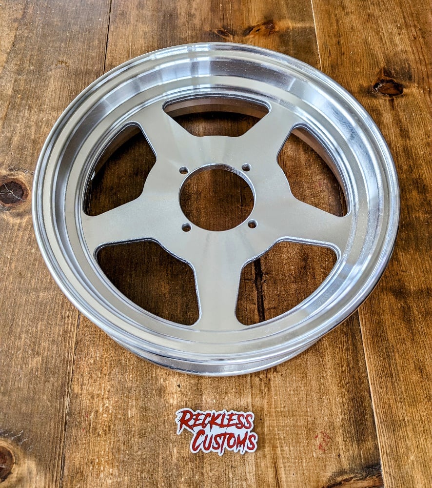 5 Star Skinny Wheel 12" / 4x90 | Reckless Customs